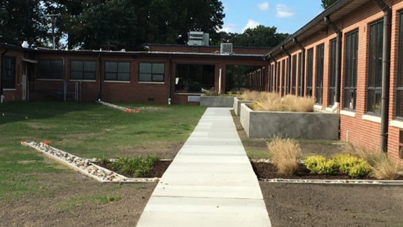 Sedgefield Elementary School Urban Bioretention - Timmons Group