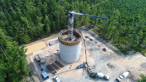 Magnolia Green Elevated Tank - Timmons Group