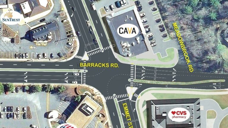 Barracks Road and Emmett Street Improvements - Timmons Group