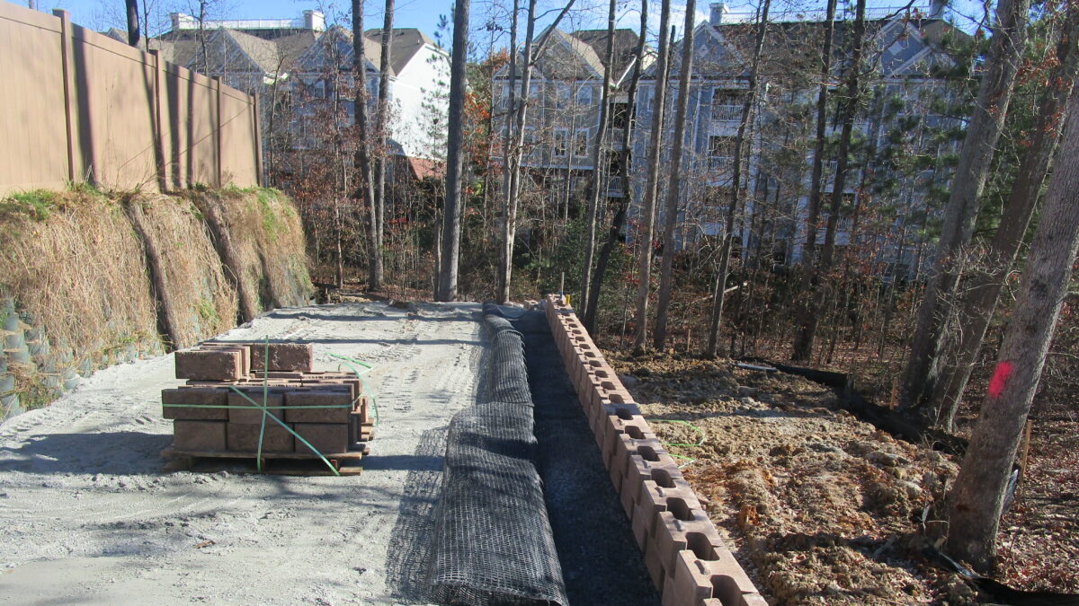 LeafSpring School Retaining Wall Failure - Timmons Group