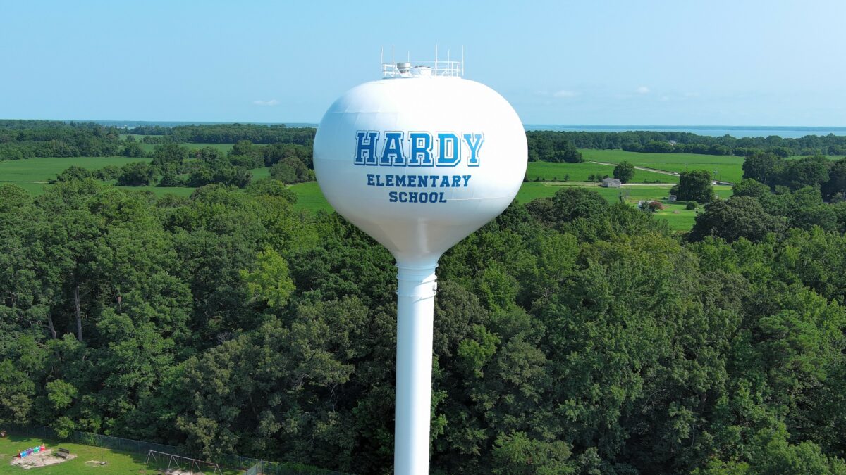 Hardy Elementary School Elevated Tank - Timmons Group